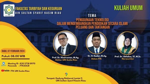 KULIAH UMUM SEMESTER GENAP TA. 2023/2024 MENGULAS MENGENAI PENGGUNAAN TEKNOLOGI DENGAN ...